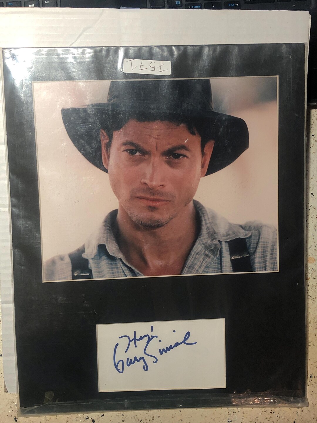 Original Actor Gary Sinise Autograph on 3x5” Card With Large Photo - Etsy