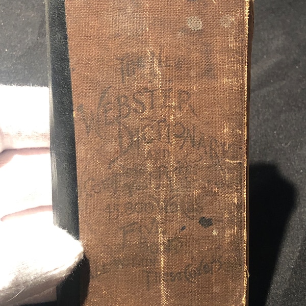 Antique Websters Dictionary - Etsy