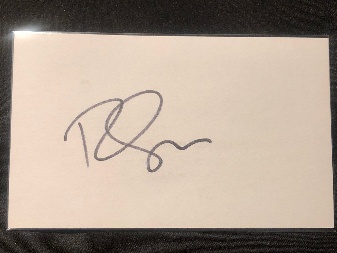 Original Comedian Ricky Gervais Autograph on 3x5” Card - Etsy