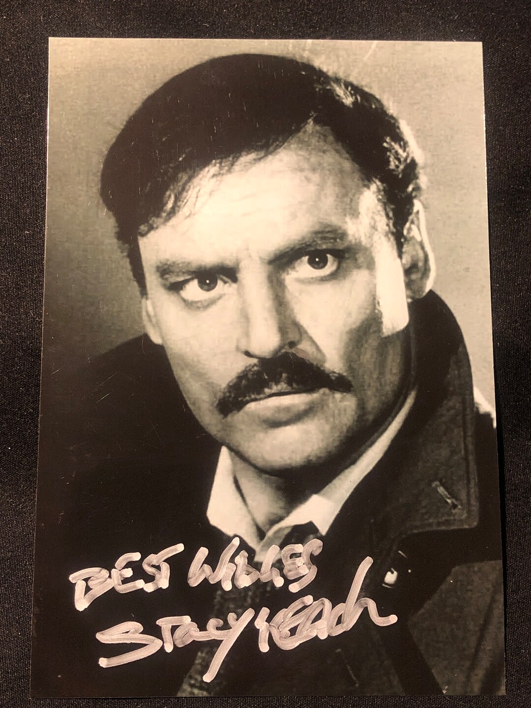 Original Actor Stacy Keach Autograph. on 4x6” Photo - Etsy