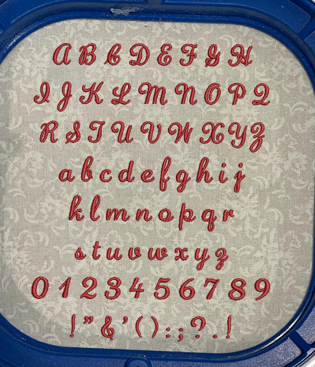 BX Font, Embroidery Font, Leesie Font, Small Font, .5 Inch Font, One ...