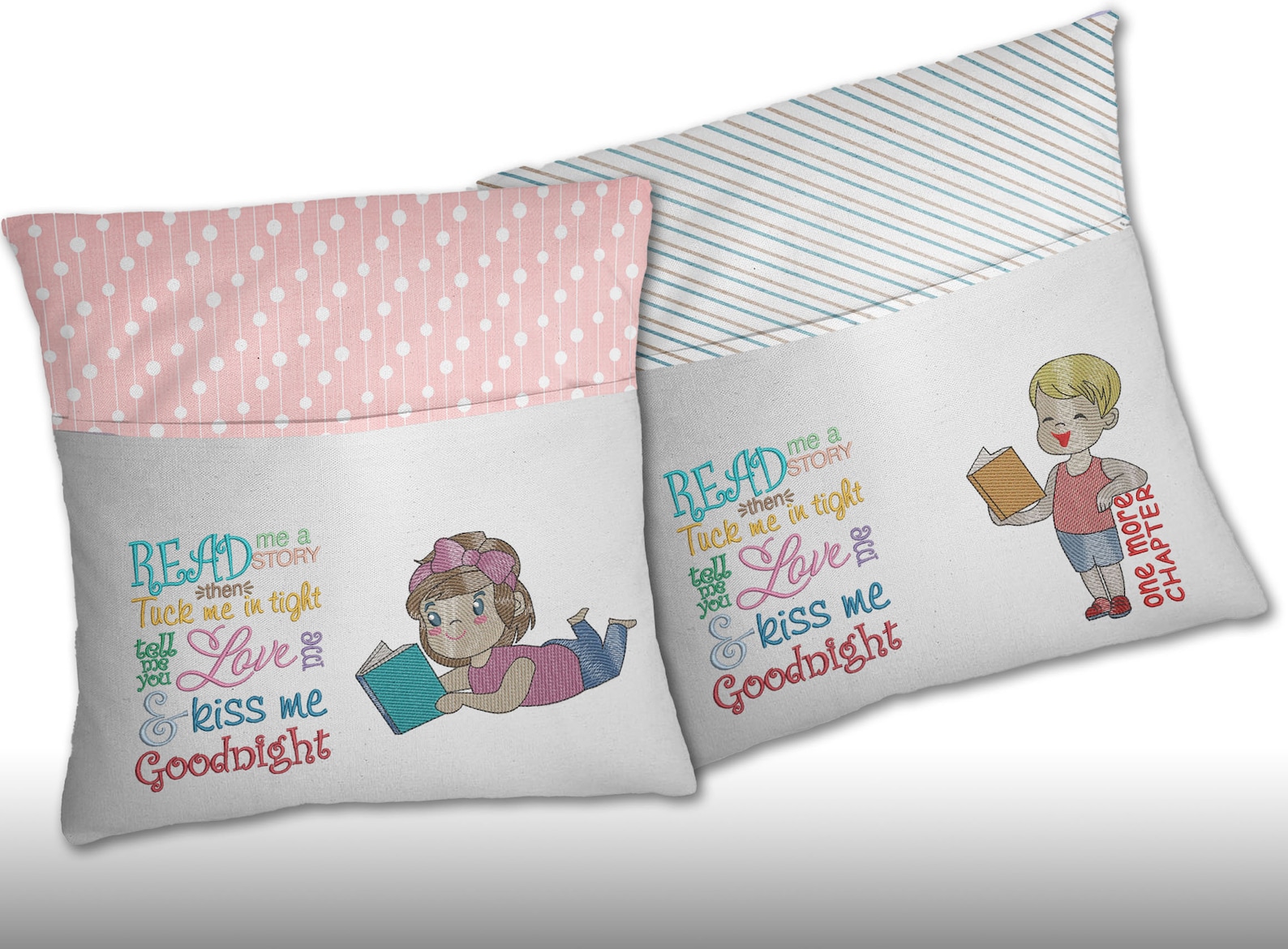 Reading Boy Reading Girl Read. Read Me Story 5x7 - Etsy