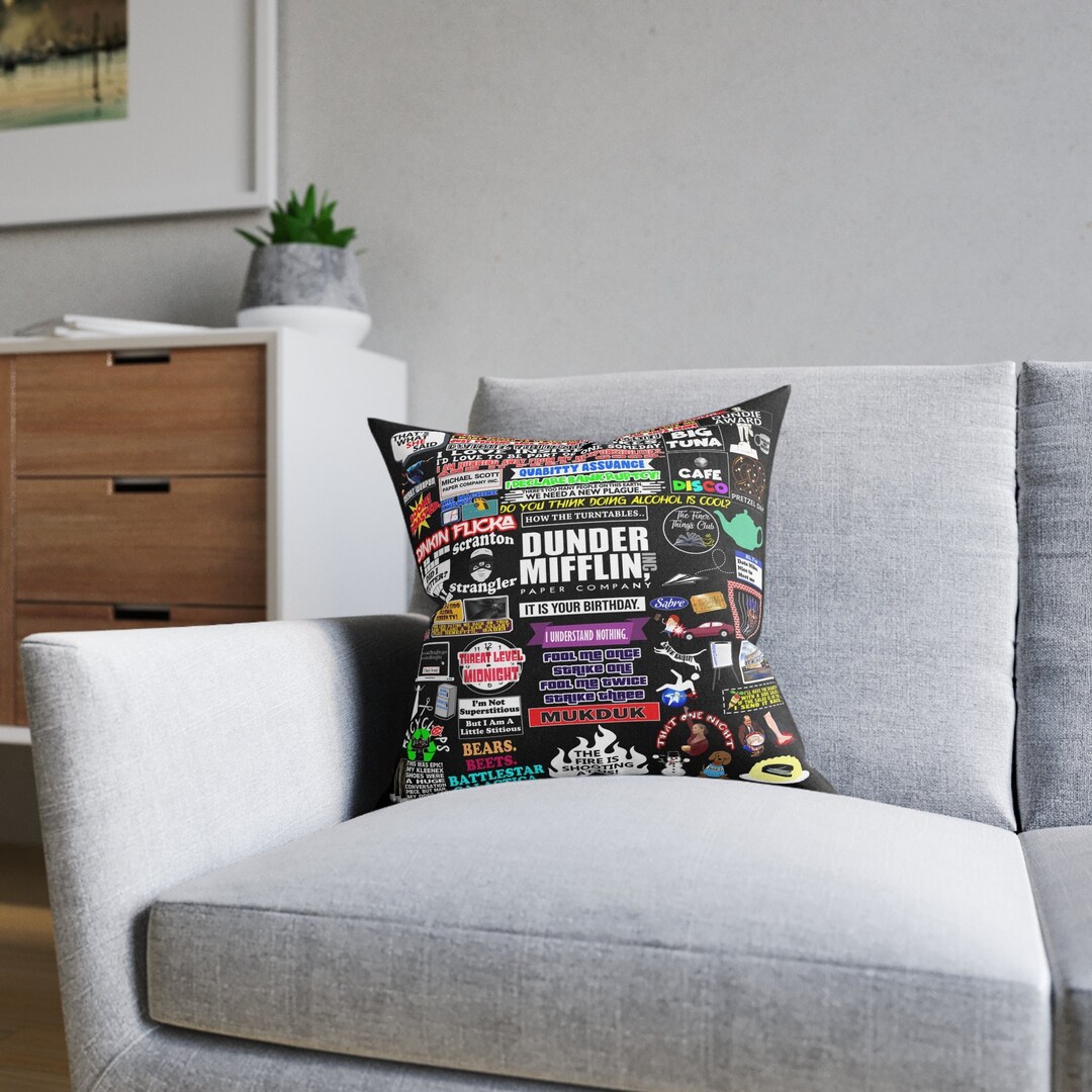 The Office Pillow the Office TV Show Gift Michael Scott Dwight Schrute ...