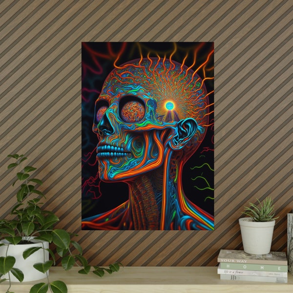 Skull Poster - Etsy