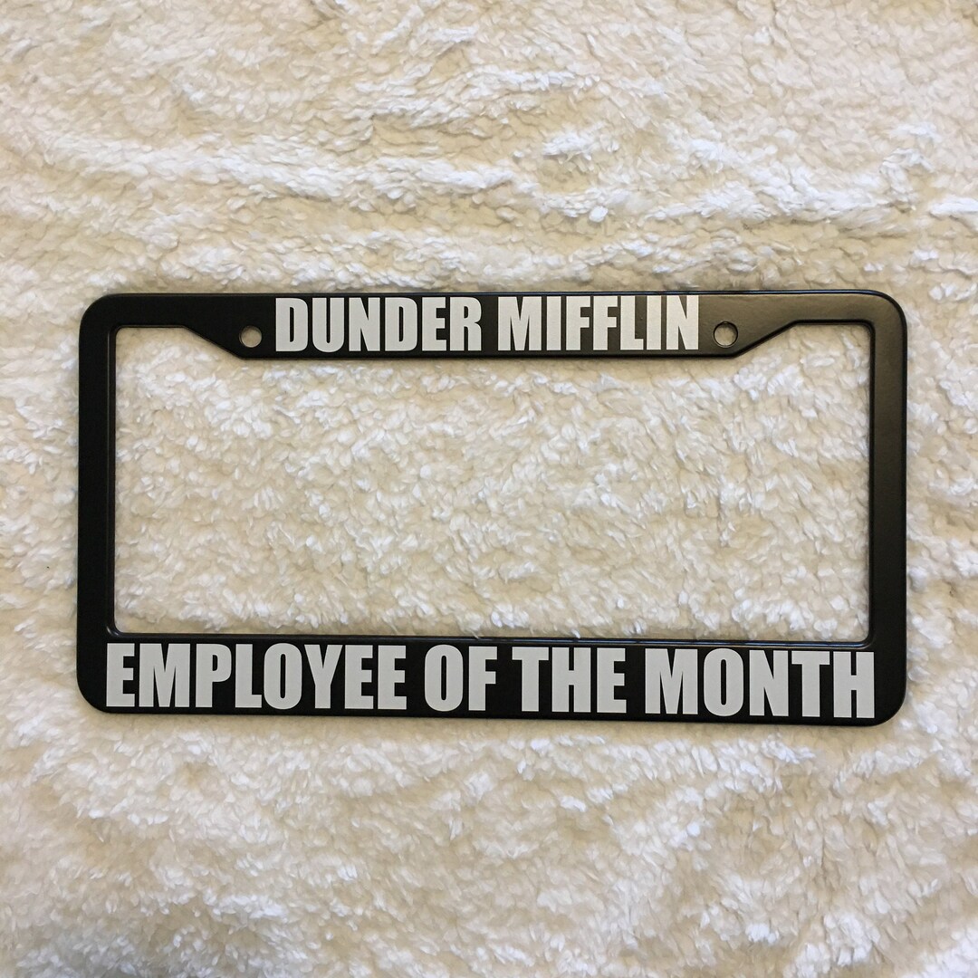 Employee of the Month the Office License Plate Frame Michael Scott ...