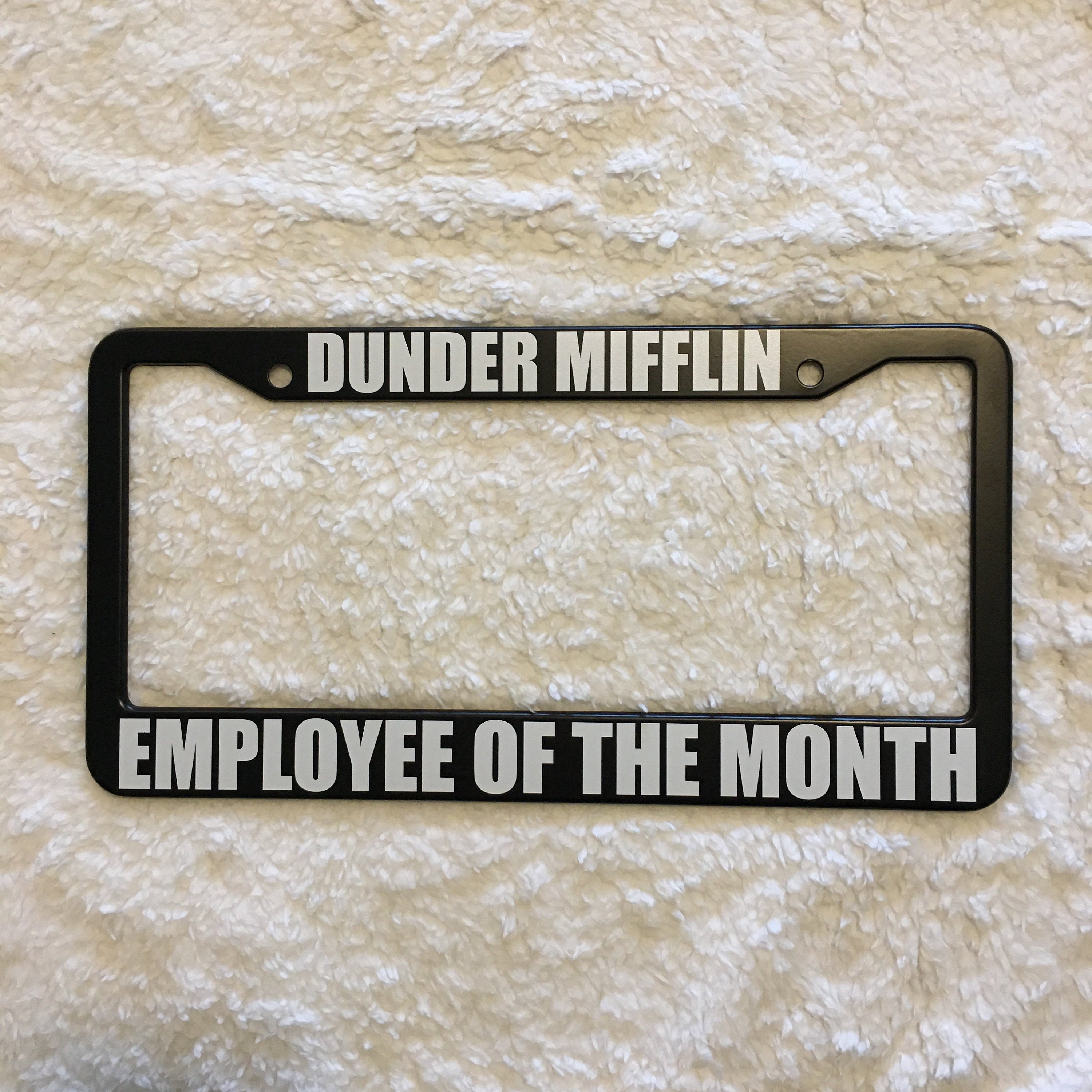 The Office License Plate Frame Michael Scott Dwight Schrute | Etsy