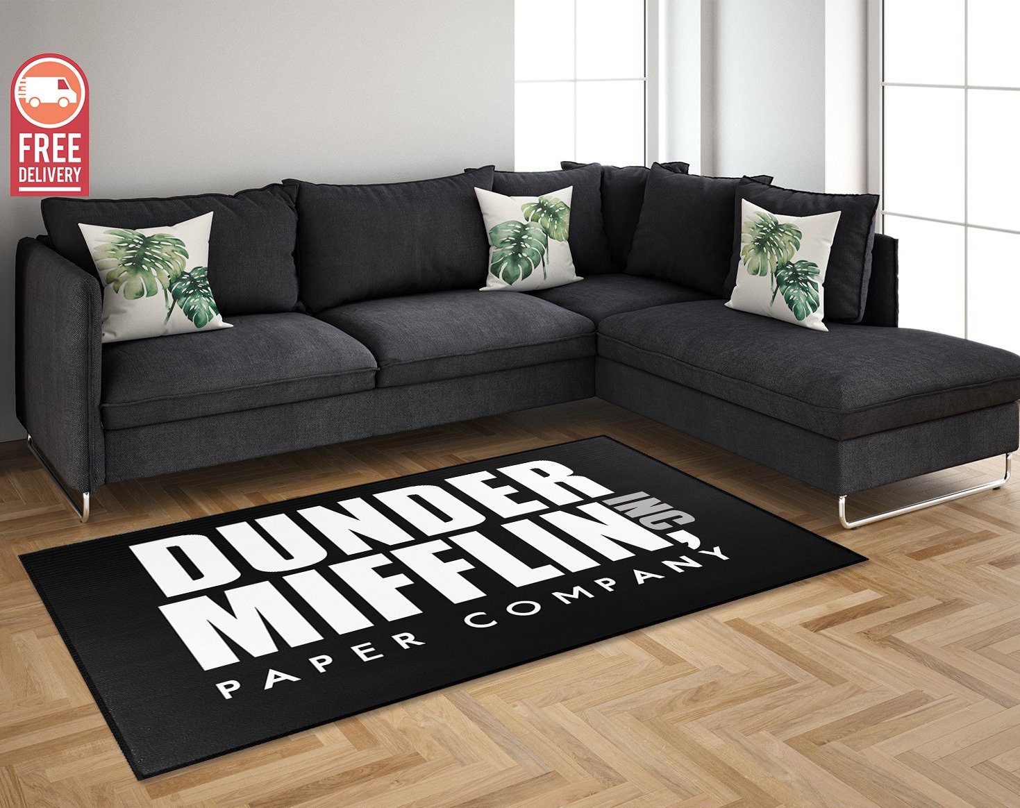 The Office Rug the Office TV Show Area Rug Michael Scott Dwight Schrute ...
