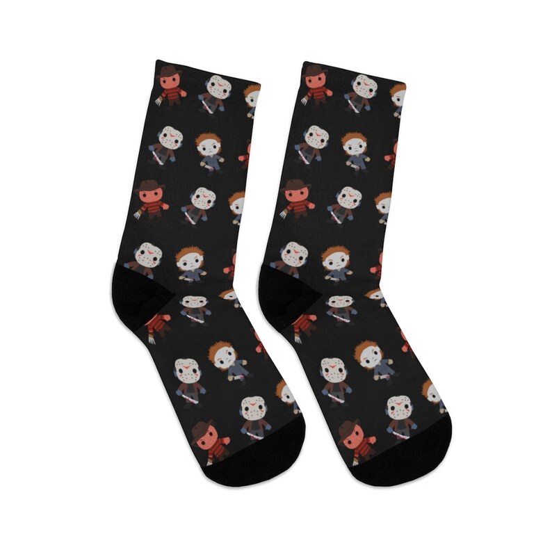 Horror Movie Socks, Freddy Krueger, Michael Meyers ,jason Mask, Horror ...