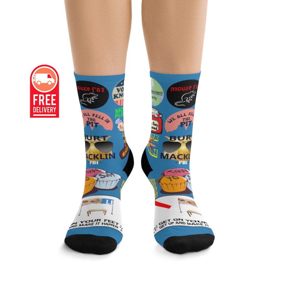 Parks and Recreation Socks Ron Swanson Leslie Knope April Ludgate Lil ...