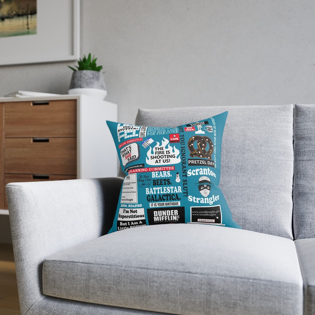 The Office Pillow Michael Scott Dwight Schute the Office TV Show ...