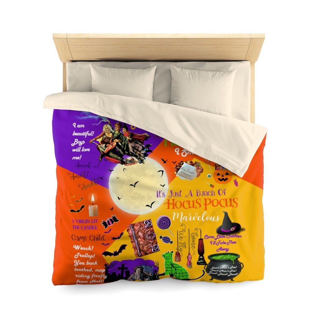 Hocus Pocus Duvet Cover Microfiber Duvet Cover The Sanferson | Etsy