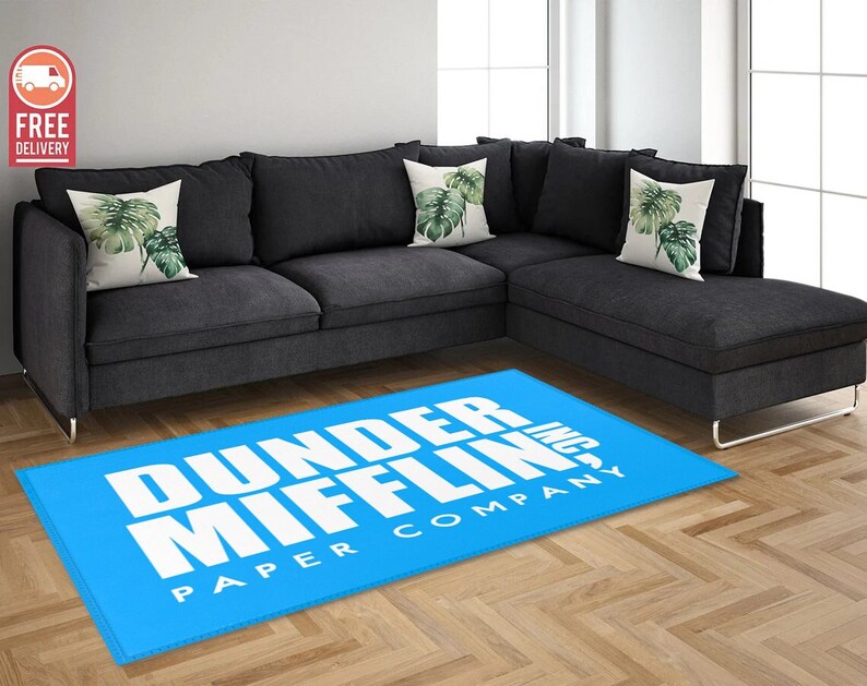 The Office Rug the Office TV Show Area Rug Michael Scott Dwight Schrute ...