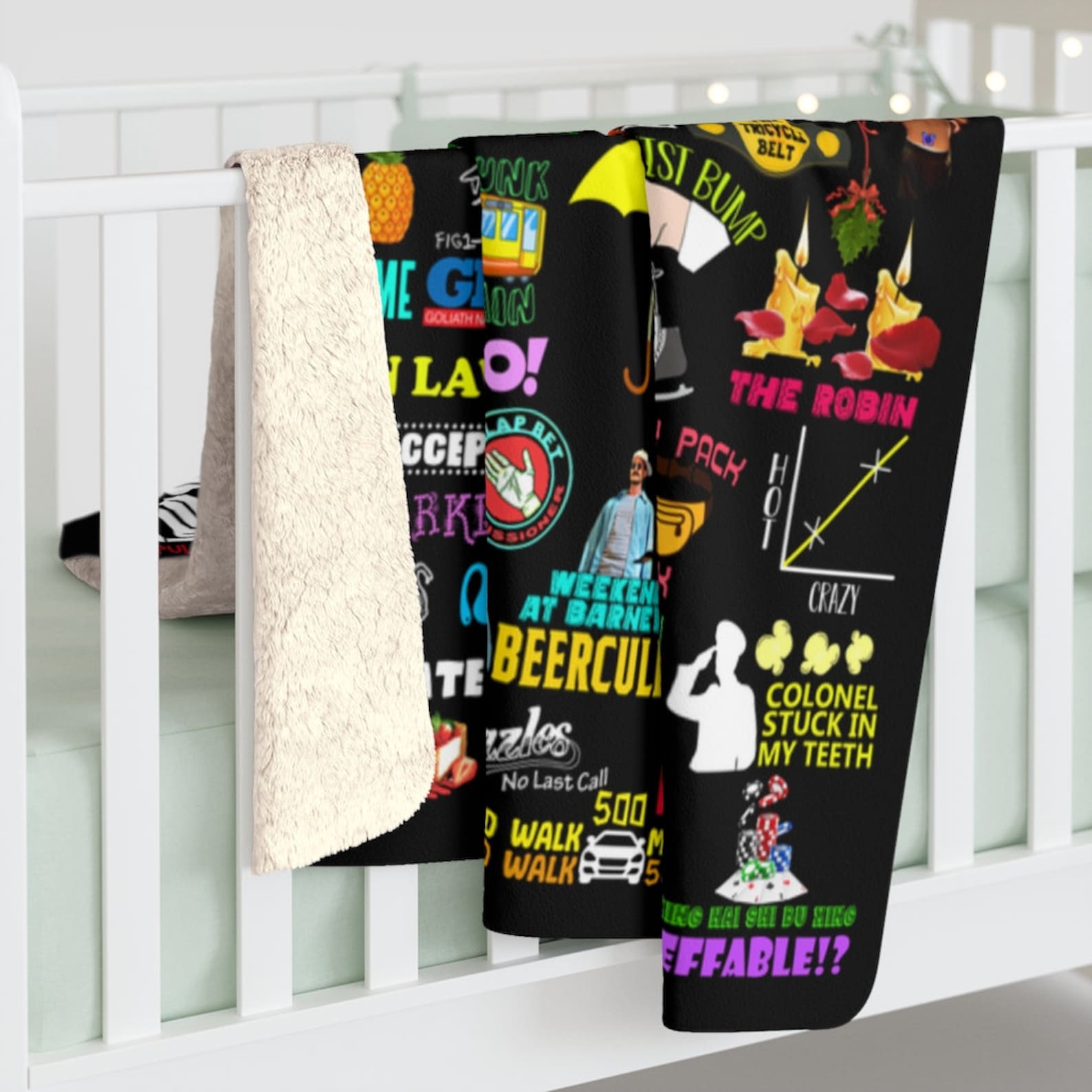 How I Met Your Mother Blanket HIMYM Throw Blanket TV Show Gift Ted ...