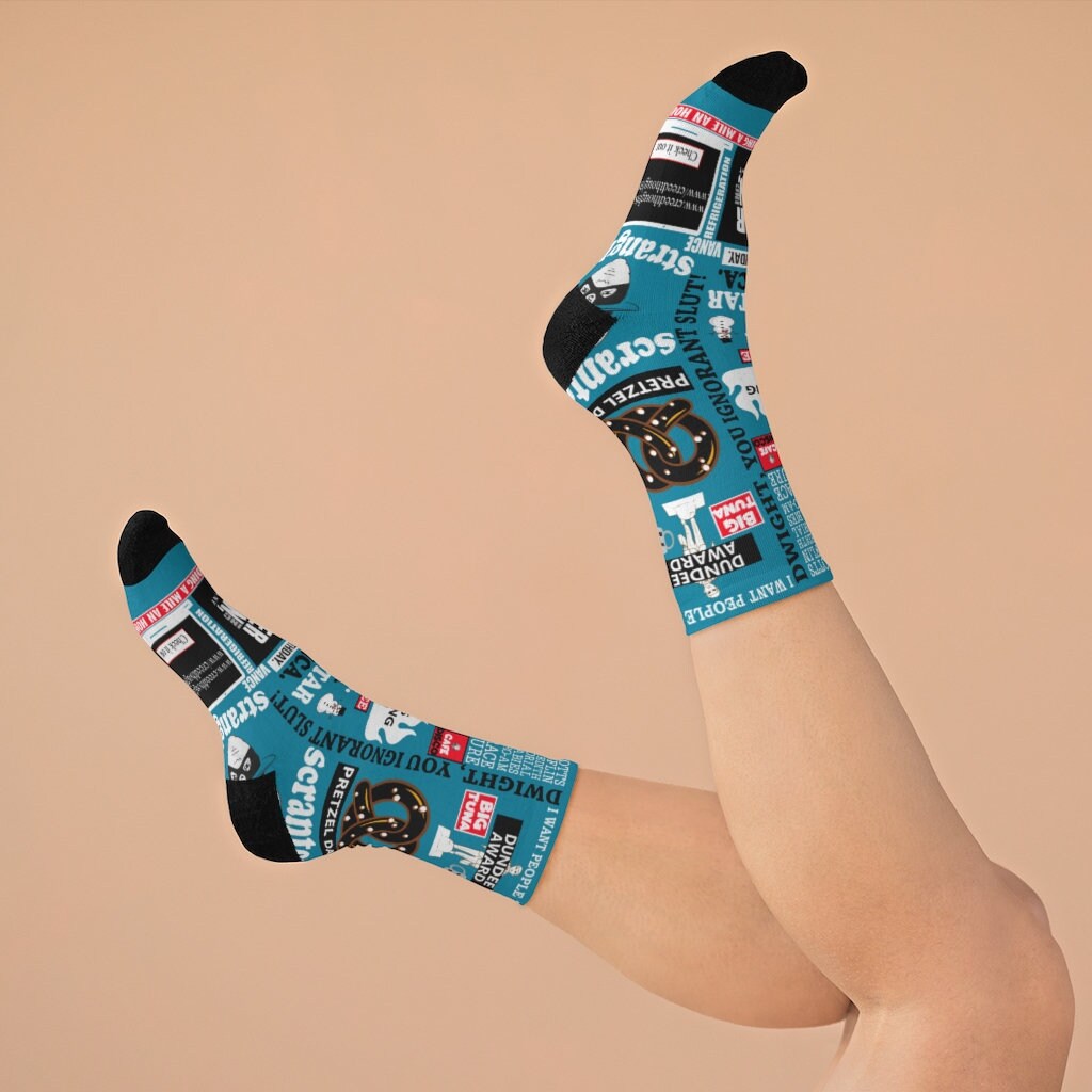 The Office Socks the Office TV Show Gift Michael Scott Dwight Schrute ...