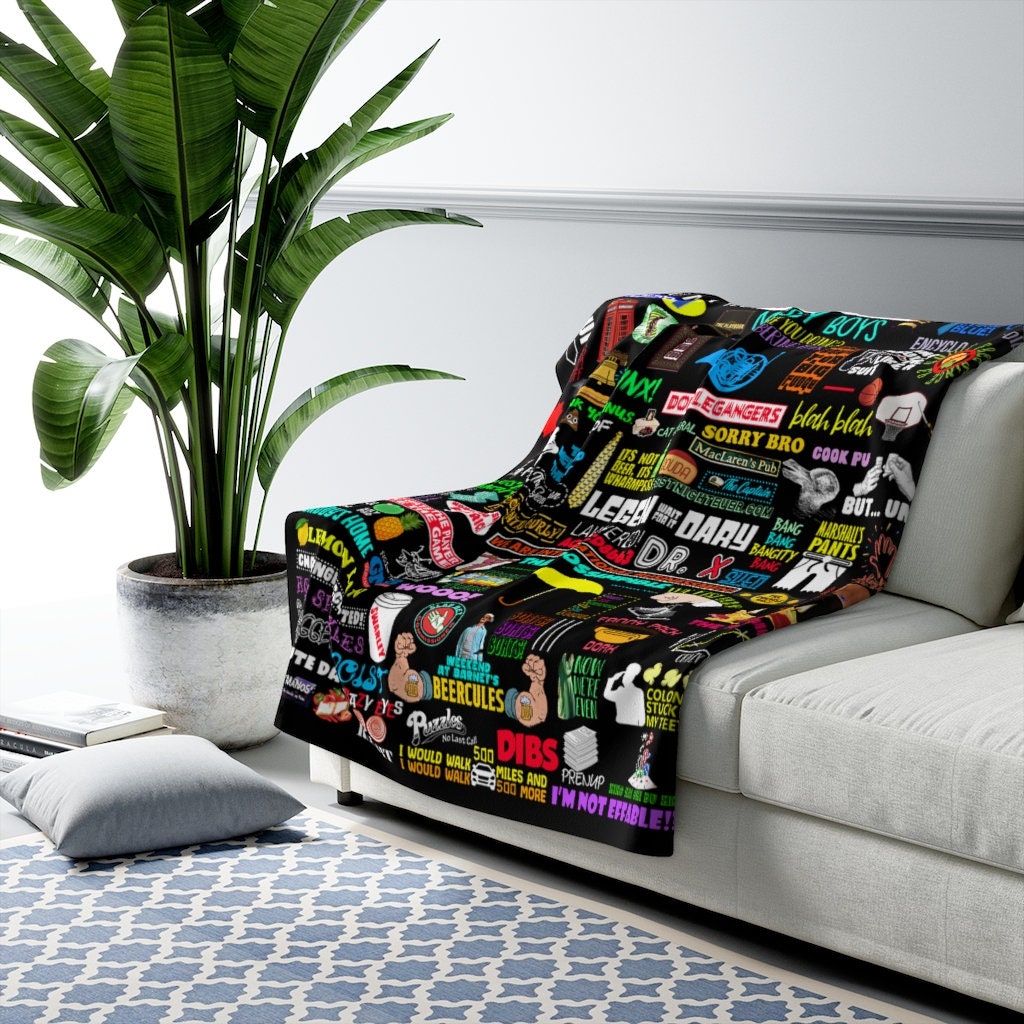 How I Met Your Mother Blanket HIMYM Throw Blanket TV Show Gift Ted ...