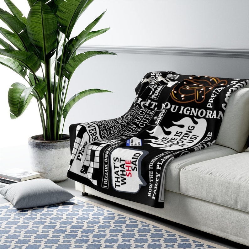 The Office Blanket the Office TV Show Gift Michael Scott | Etsy