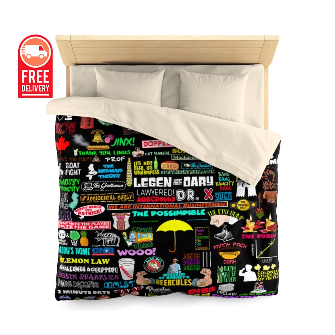 How I Met Your Mother Duvet Cover Queen HIMYM Quilt Cover Comforter ...