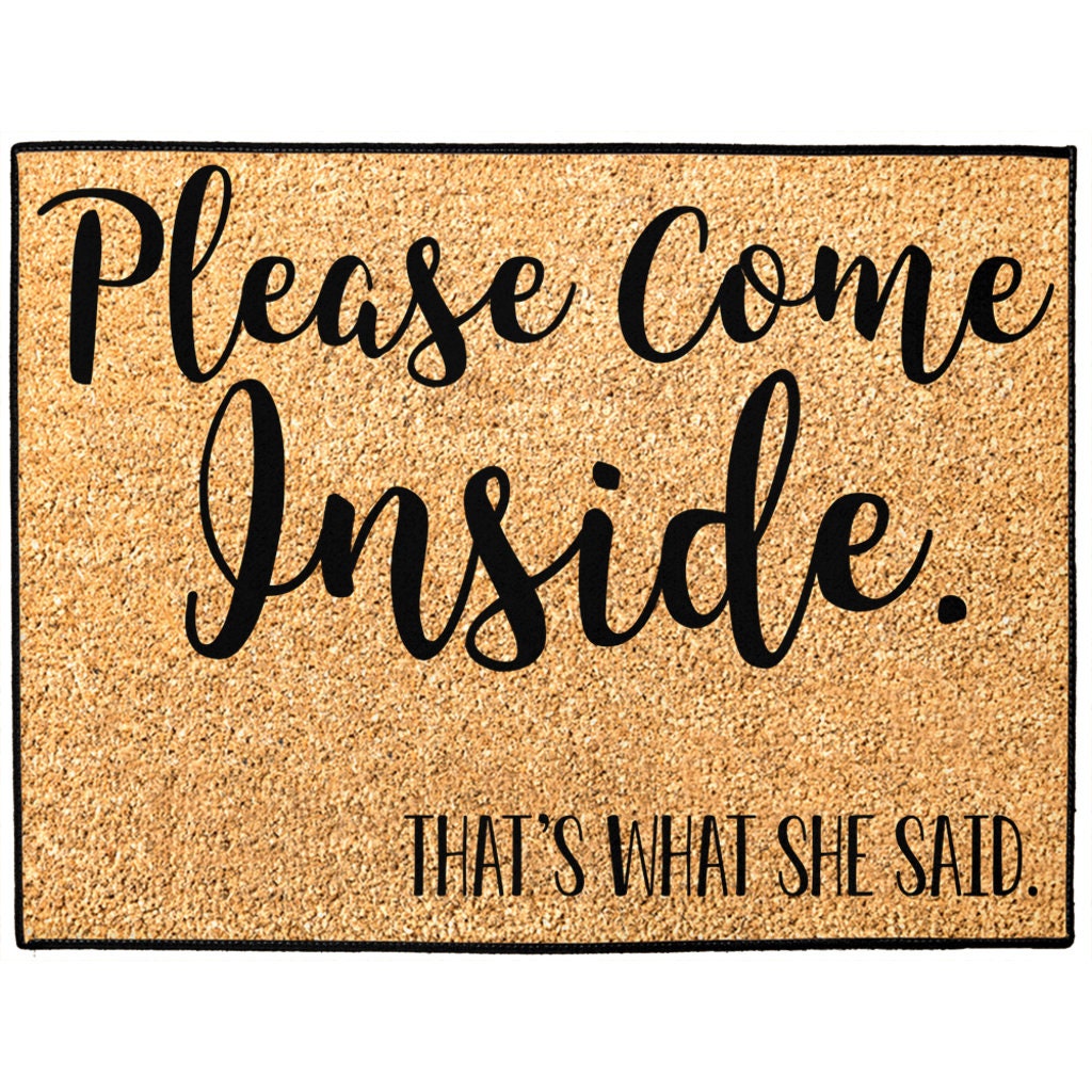 The Office Welcome Mat Michael Scott Dwight Schrute Farms Funny Door ...