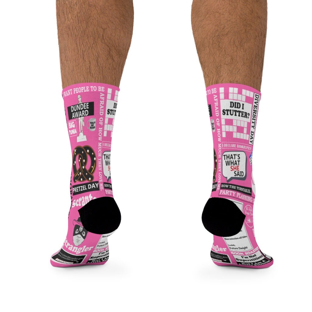 The Office Socks The Office TV Show Gift Michael Scott Dwight | Etsy