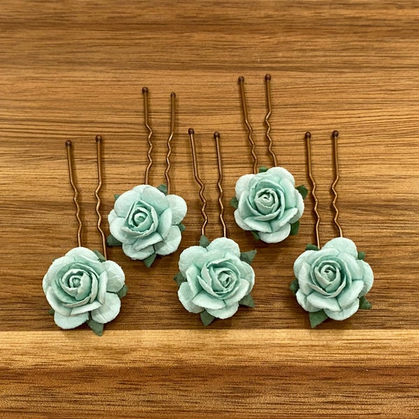 Mint Green Flower - Etsy