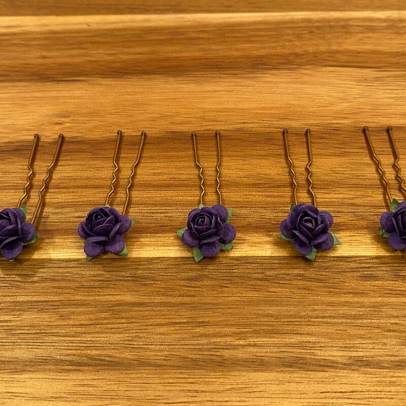 Purple Hair Piece - Etsy