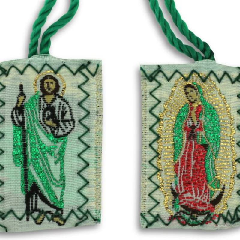 Green Scapular of Our Lady - Etsy