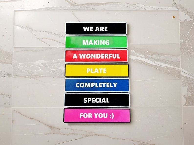 Customizable EU License Plate - Name Sign - Personalized Plate With ...