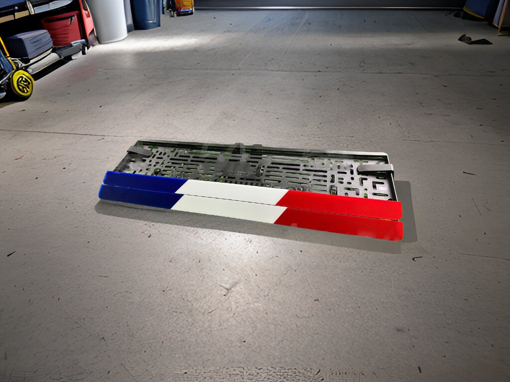 France EU License Plate Holder - France Plate Frame - Car Plate Holder ...
