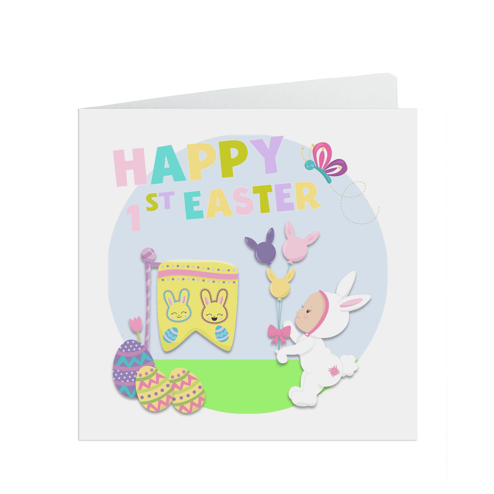 Baby's First Easter Card Cute for Daughter - Etsy