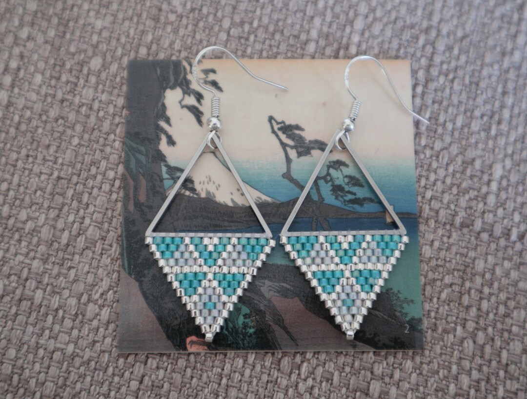 Handmade Brick Stitch Jewelry - Etsy