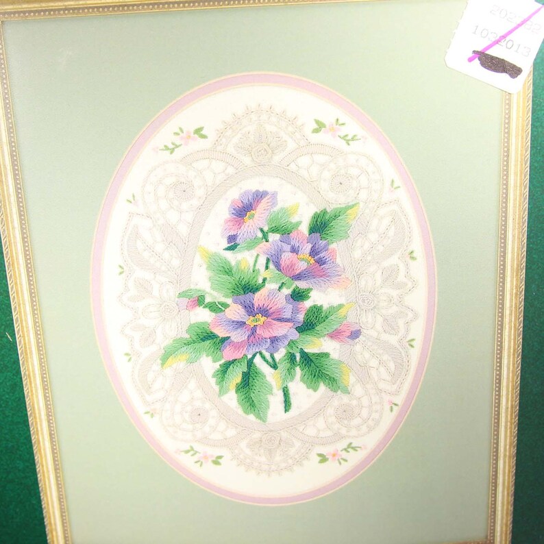 Elsa Williams Lavender Lace Embroidery Kit #00476 NOS Unopened Vintage ...