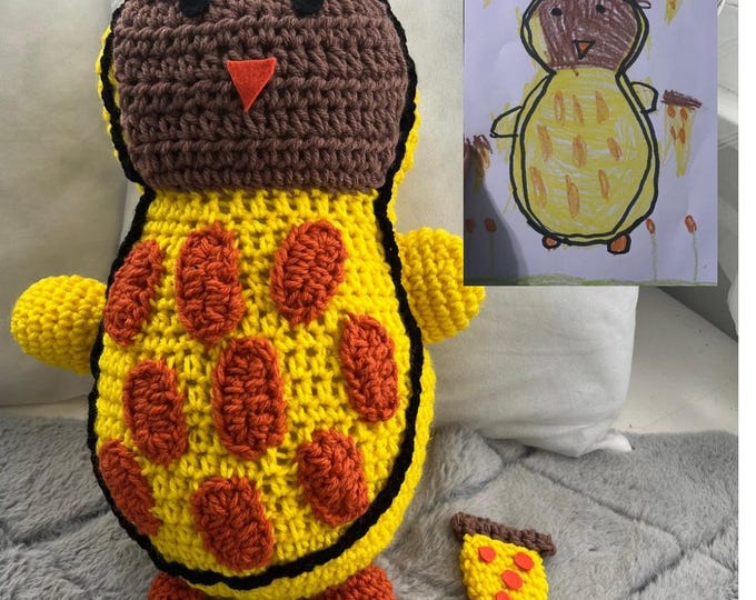 Custom Stuffed Animal- Custom Plush- Drawing Into Stuffed Animal ...