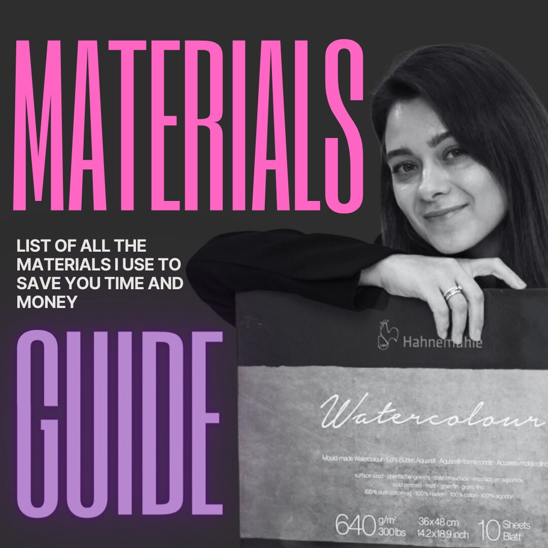 Digital Download List of All the Materials I Use to Save You Time and ...