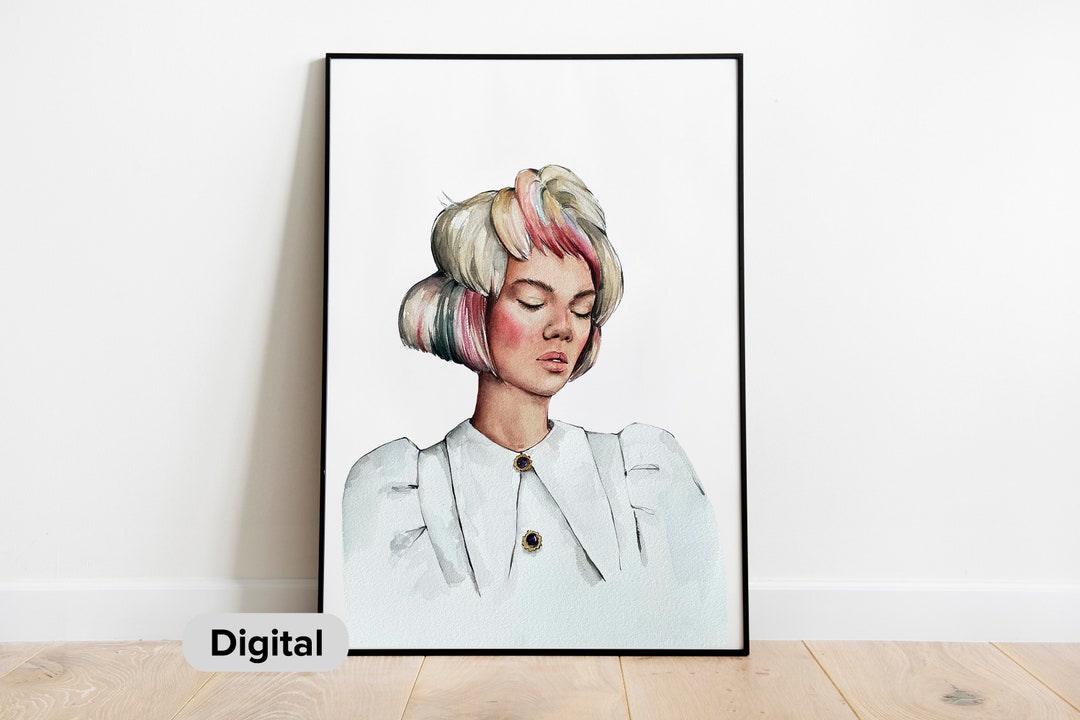 Digital Download, Digital Prints, Digital Fashion Illustration ...