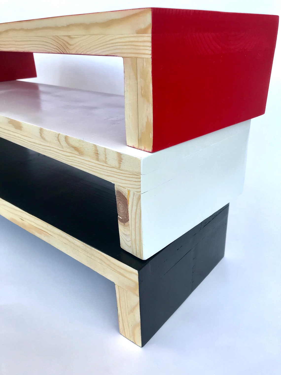 2 Toned Computer Monitor and Keyboard Stand - Etsy