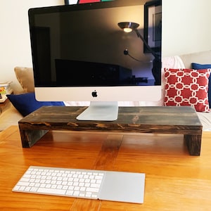 Computer Monitor and Keyboard Stand - Etsy