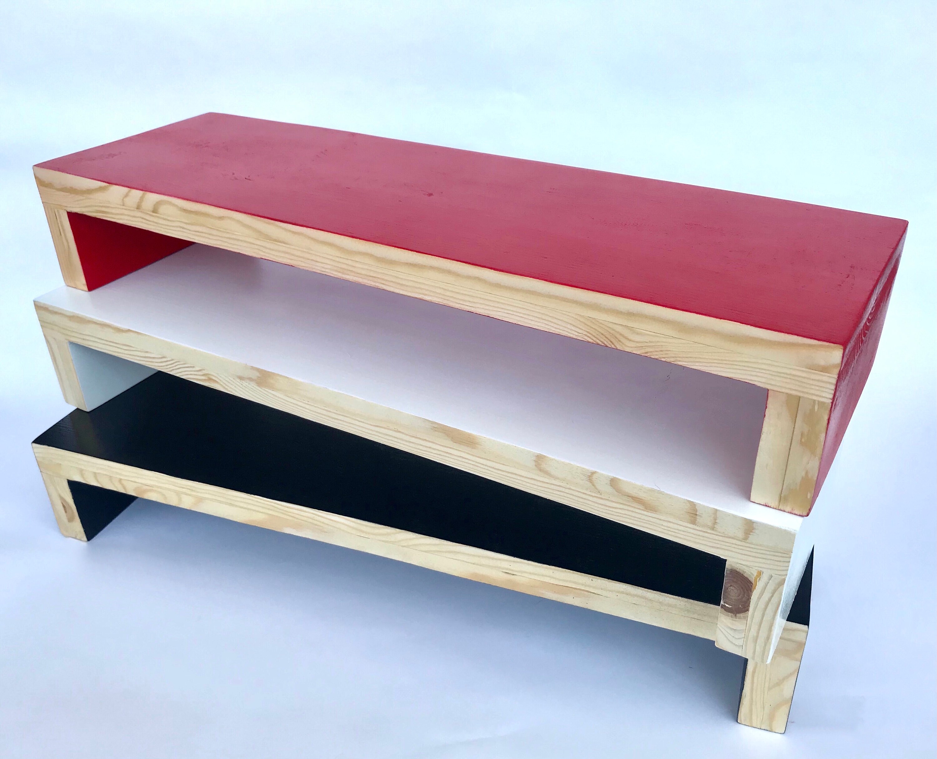 2 Toned Computer Monitor and Keyboard Stand - Etsy
