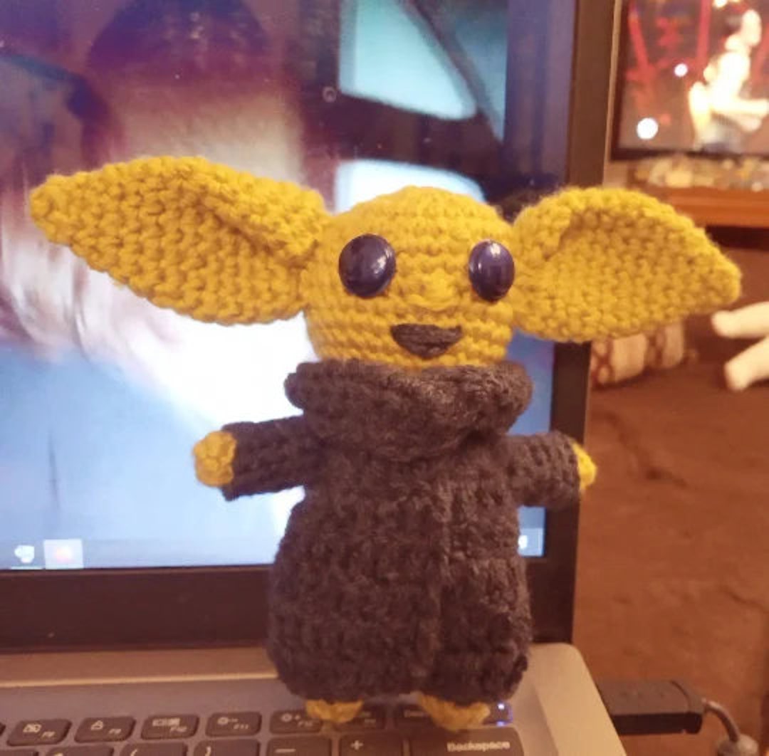 Baby Alien Plush Doll Crochet Baby Yoda the Child Amigurumi - Etsy