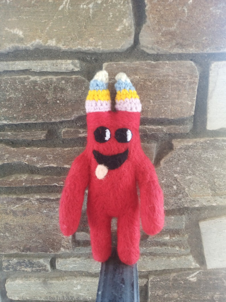 Garten of Banban Crochet Plush. Ban Ban Figurine Handmade Red. - Etsy UK