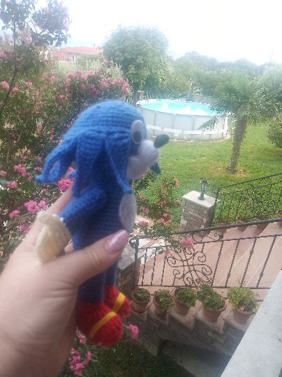 Blue Uganda Knuckles. Warrior Sonic. Meme Da Wae Chibi Plushie ...