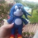 Blue Uganda Knuckles. Warrior Sonic. Meme Da Wae Chibi Plushie ...