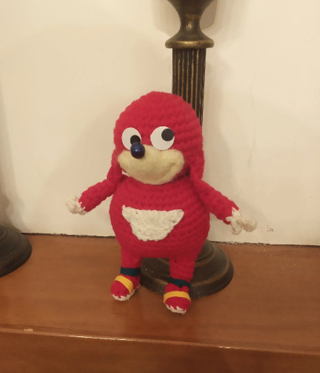 Uganda Knuckles Warrior Sonic Meme Da Wae Chibi Plushie Amigurumi ...