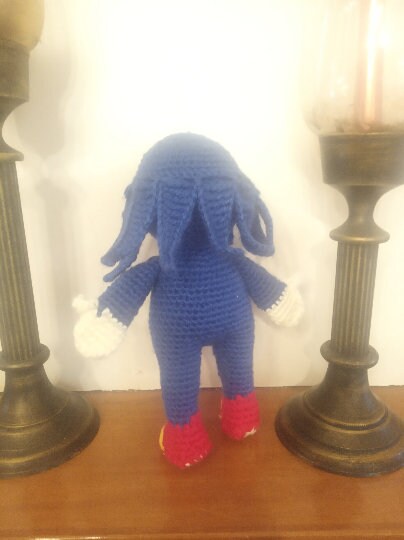 Blue Uganda Knuckles. Warrior Sonic. Meme Da Wae Chibi Plushie ...