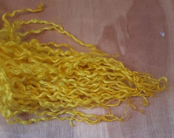 Teeswater Curly Wool, 15-20cm Long, Natural, Un-dyed, for Spinning ...
