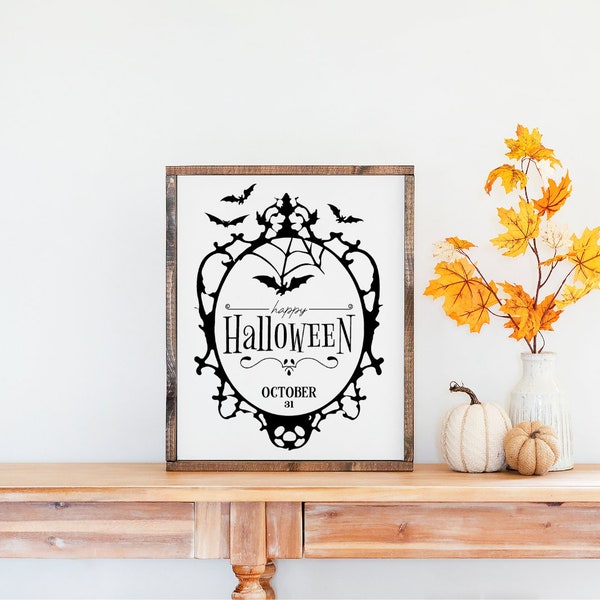 Halloween Wood Sign - Etsy