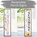 Reversible Porch Signs Spring Reversible Porch Sign Summer - Etsy