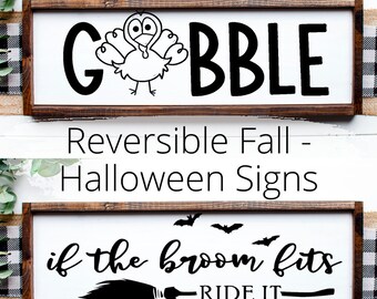 Reversible Fall Sign - Etsy