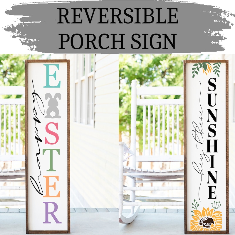 Spring Porch Sign - Etsy