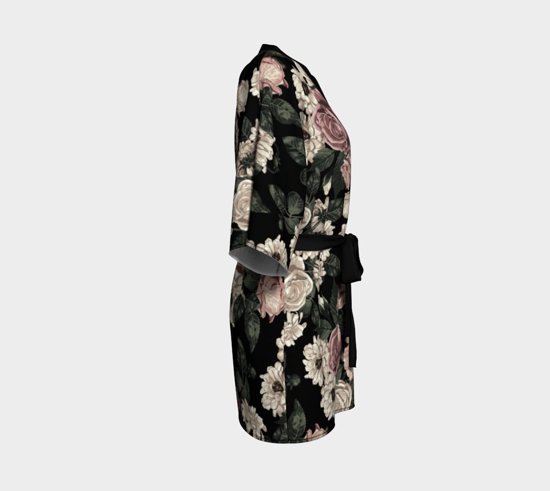Flower Kimono Robe - Etsy