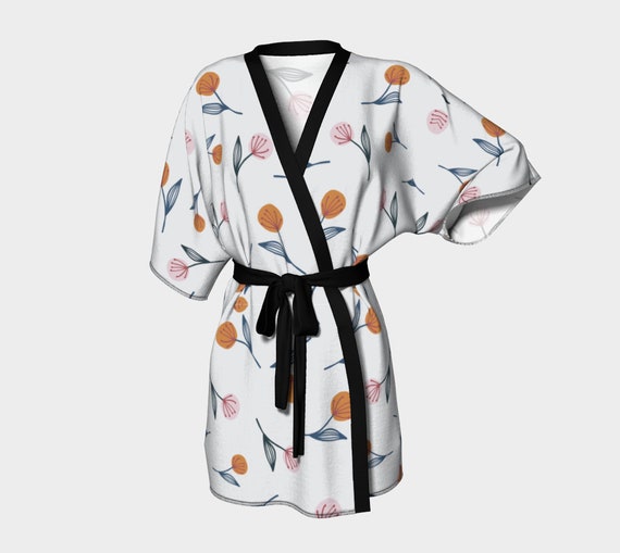 Flower Kimono Robe | Etsy